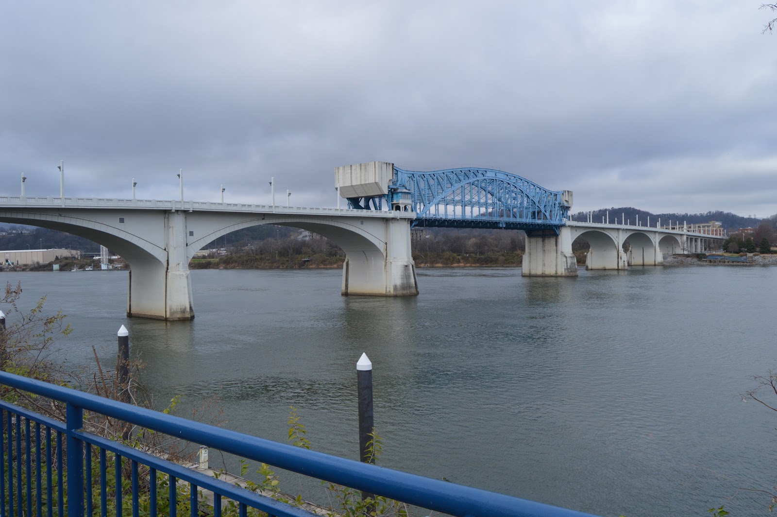 Industrial History: 1917 Market Street Bridge over Tennessee River in ...