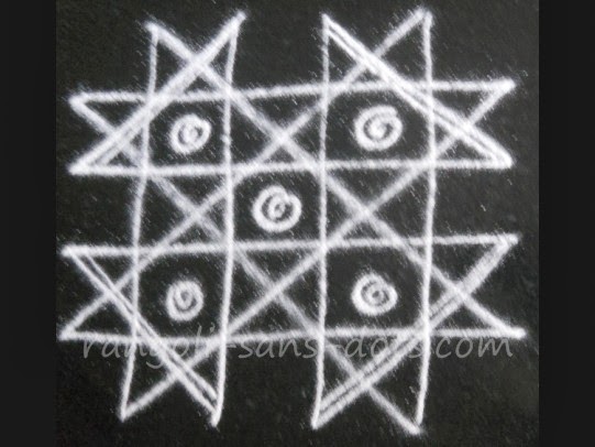 Easy rangoli for beginners 2
