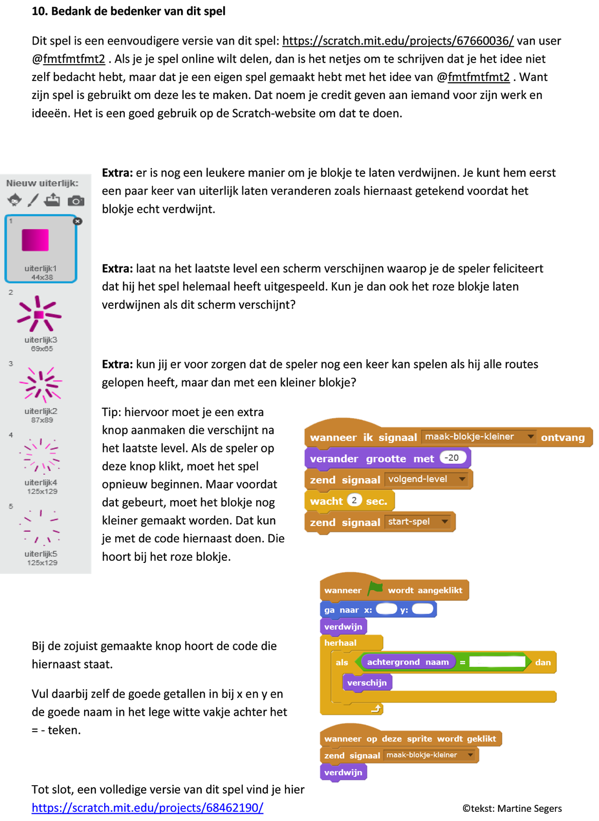Programmeren met Scratch: augustus 2015