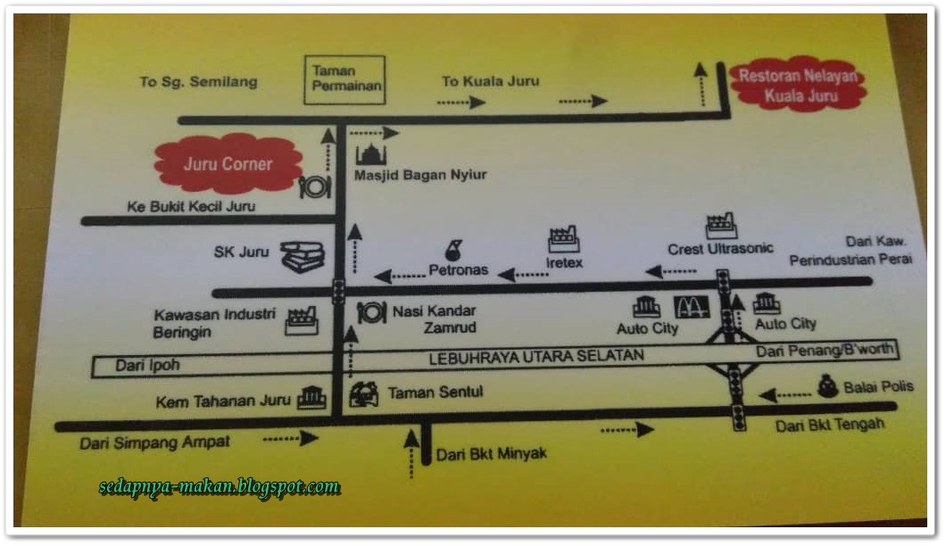 MaKaN JiKa SeDaP: Makan malam di Restoran Nelayan Kuala Juru, Pulau Pinang