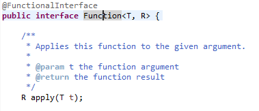 Learning the code way: The Function Interface