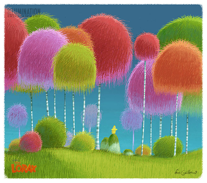 eric guillon: Truffula and Factory. Early sketches