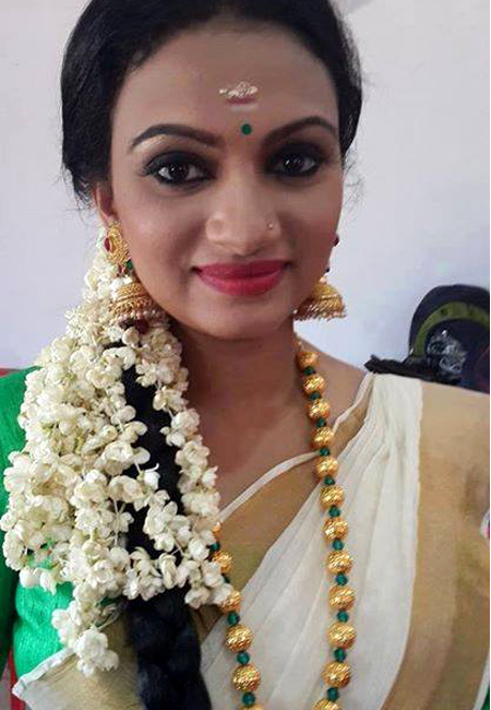 Krishna Prabha Malayalam Film Serial actress|Selfie Photos - CinemaScene.in