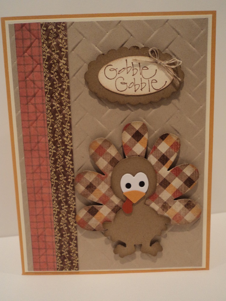 Card Corner by Candee: Turkey Tom Card