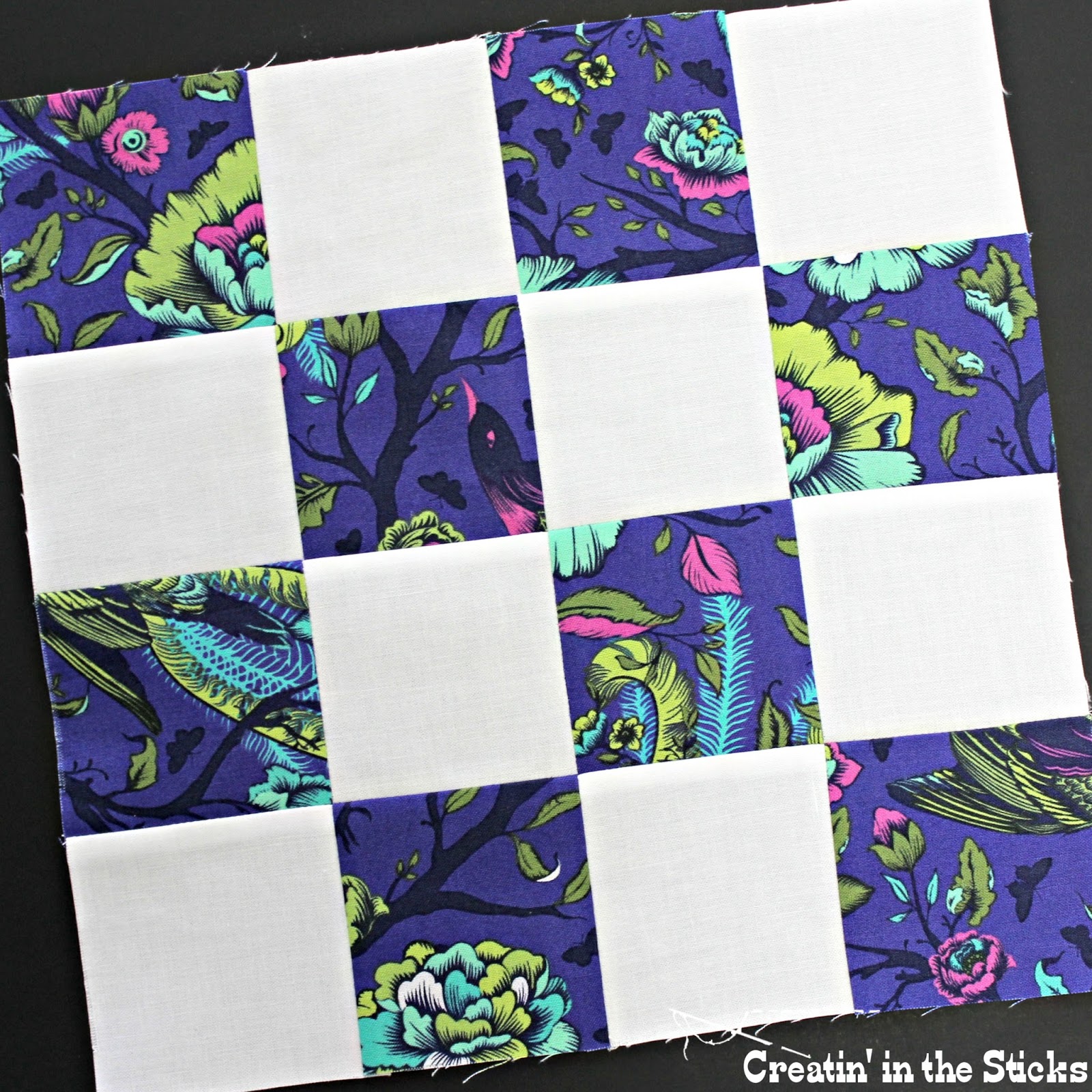 Creatin' in the Sticks: Sweet Sixteen on Day #17 of 30 Quilt Blocks in ...