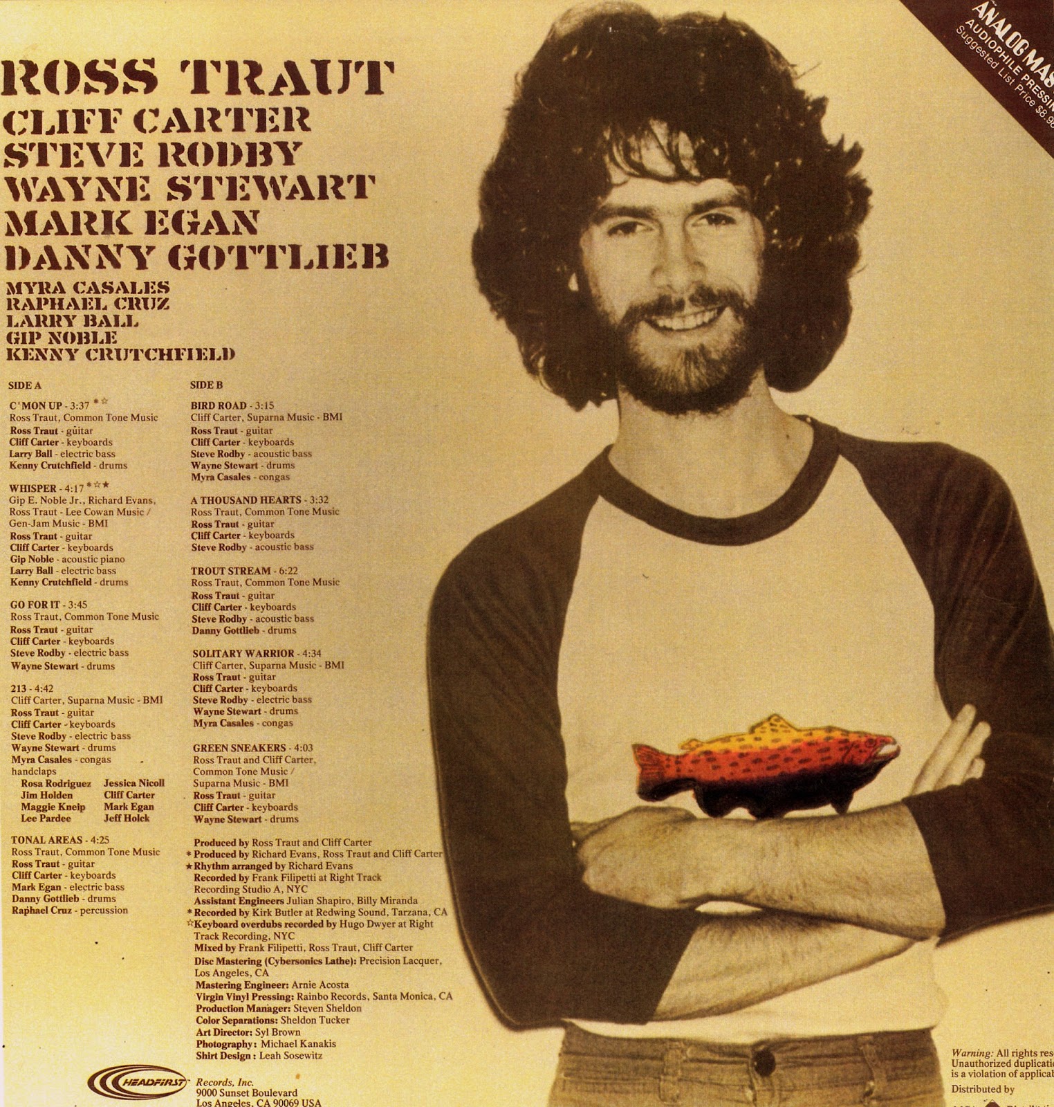 progressive music reviews: Ross Traut's ST from 1981