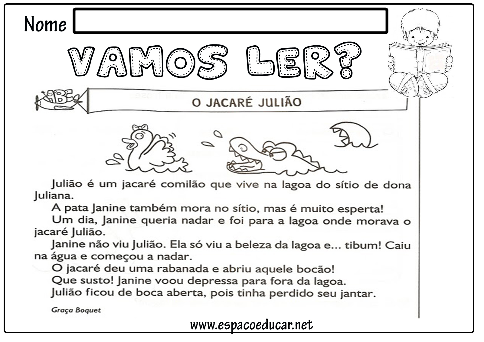 Caderno com 20 pequenos textos de Alfabetização ou 1º ano para imprimir ... Caderno com 20 pequenos textos de Alfabetização ou 1º ano para imprimir ...