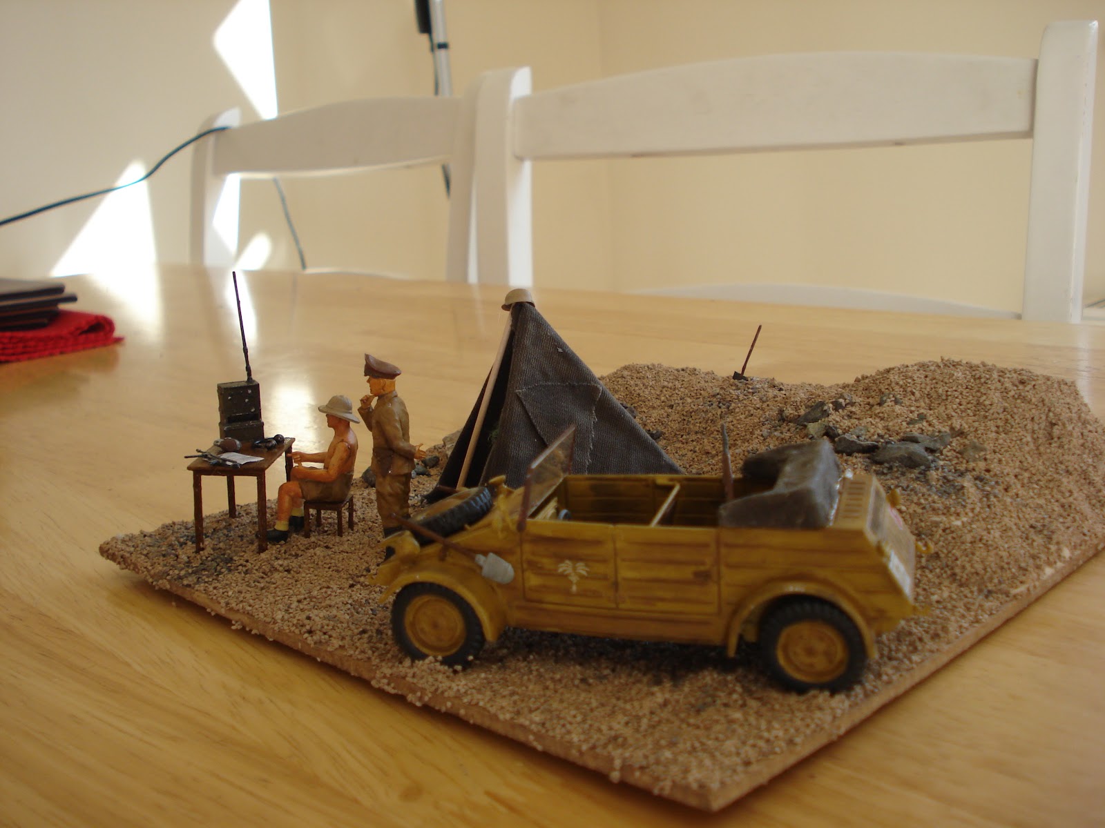 My Models and Dioramas: Diorama -'Desert Outpost'