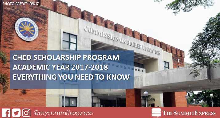 CHED Scholarship Program AY 2017-2018: how to apply, deadline of filing ...