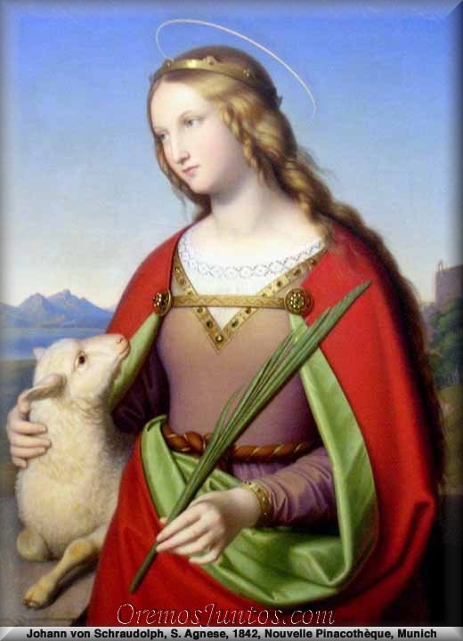 Vidas Santas: Santa Inés de Roma, Virgen y Mártir