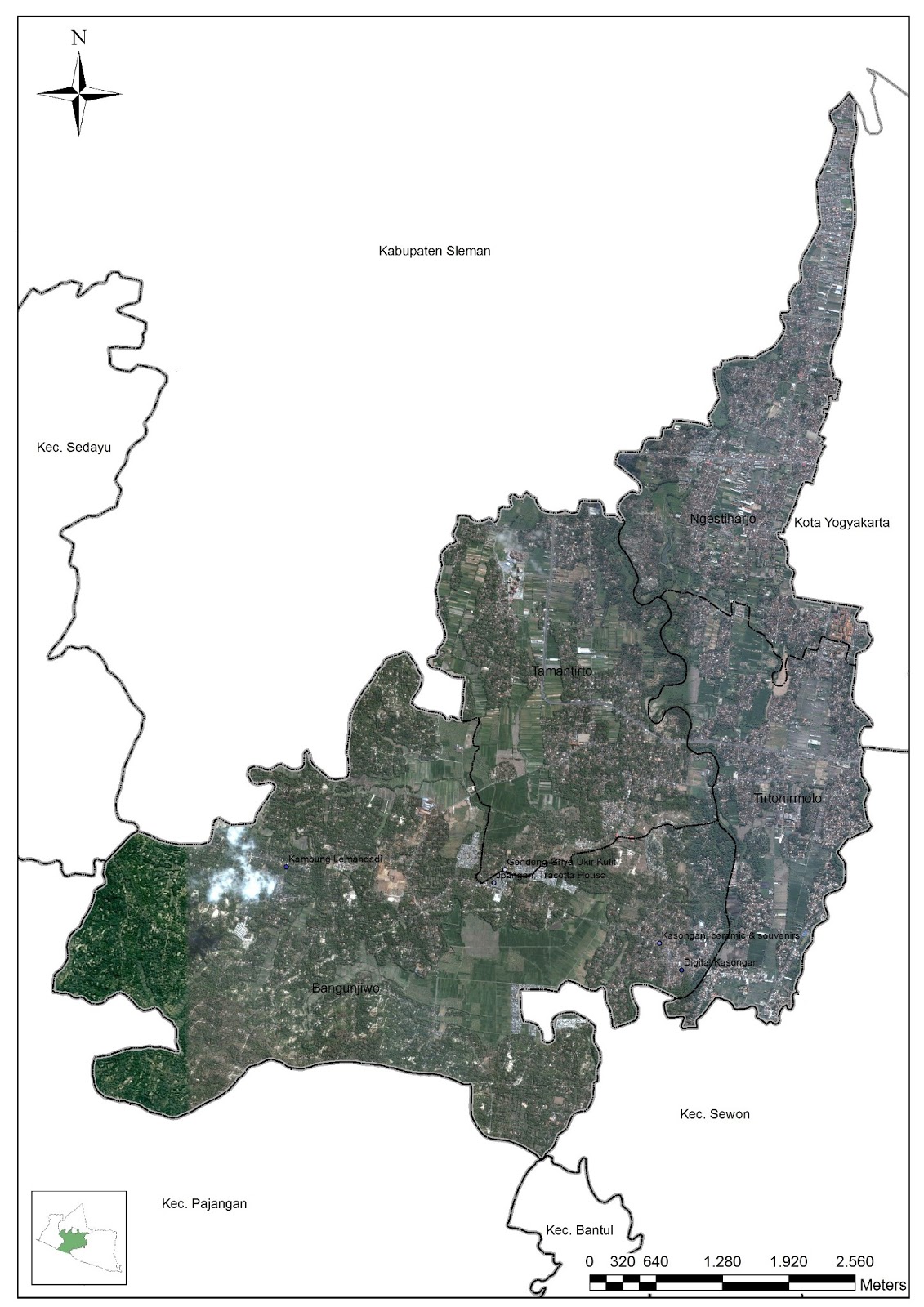 Bantul Magnificent: Kumpulan Peta Kabupaten Bantul