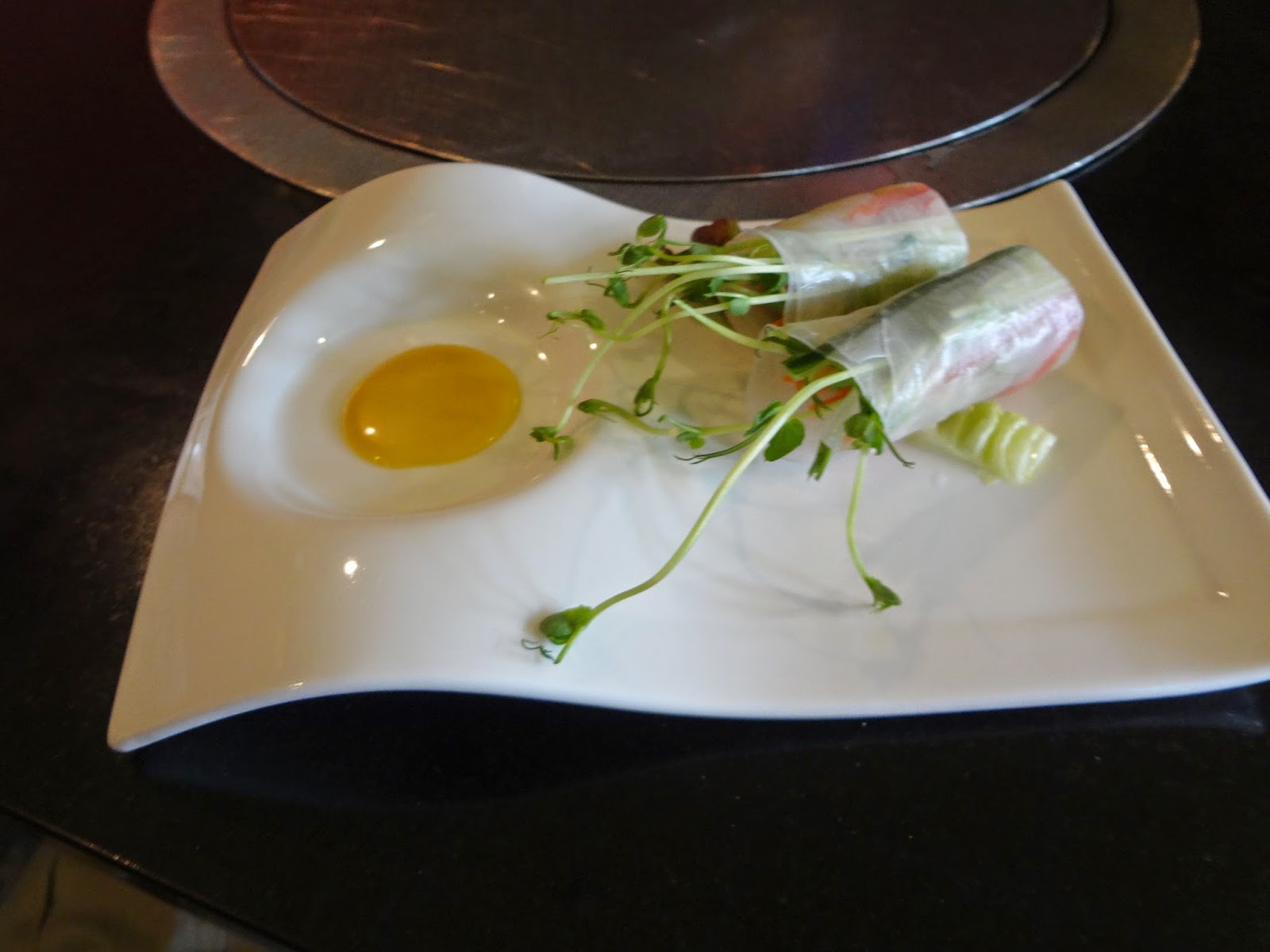 Mark Bellis: Spring rolls, Arisu restaurant, Toronto