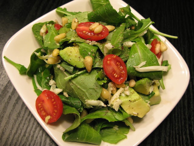 Arugula Salad with Truffle Oil Vinaigrette