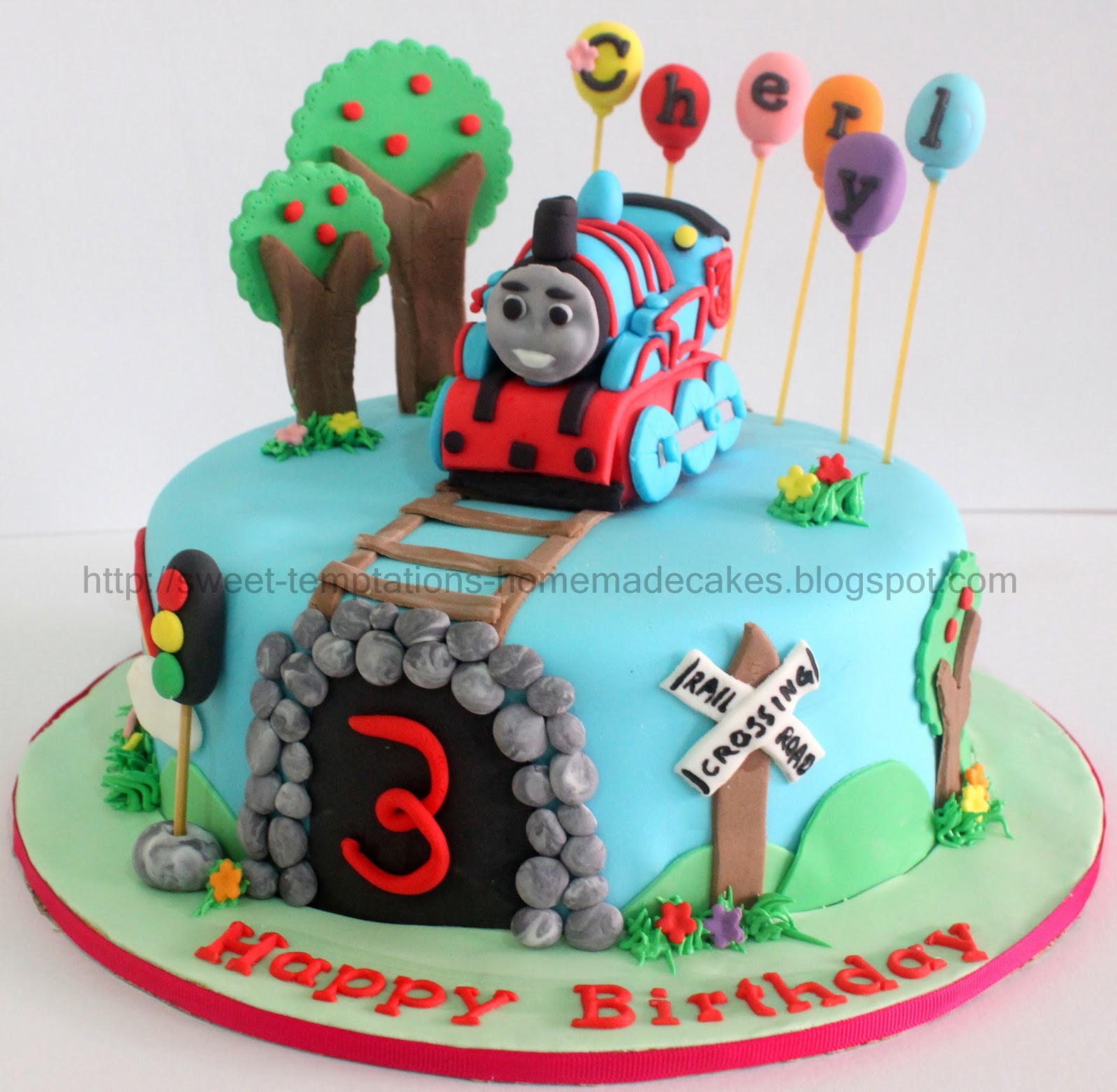 Sweet Temptations Homemade Cakes & Pastry: Thomas Train Cake