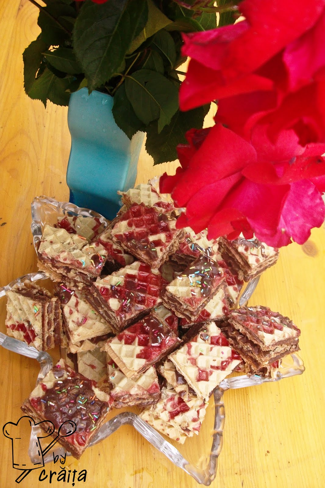 Napolitane cu crema de cacao si nuci