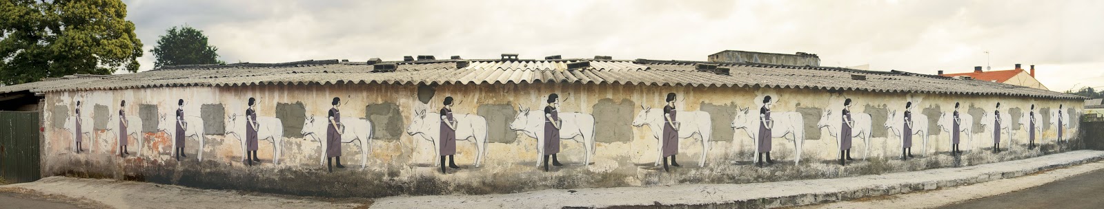Escif New Murals In Ordes, Spain – StreetArtNews