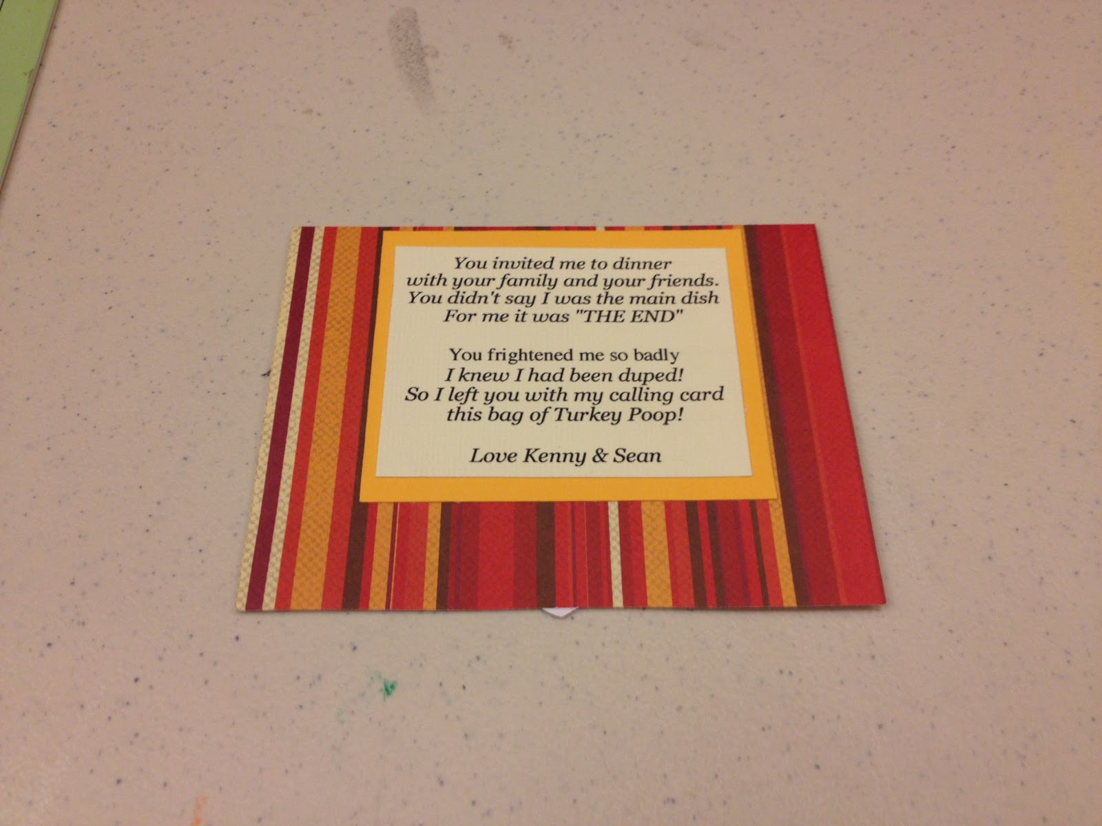 TURKEY POOP!!!! | Ken's Kreations