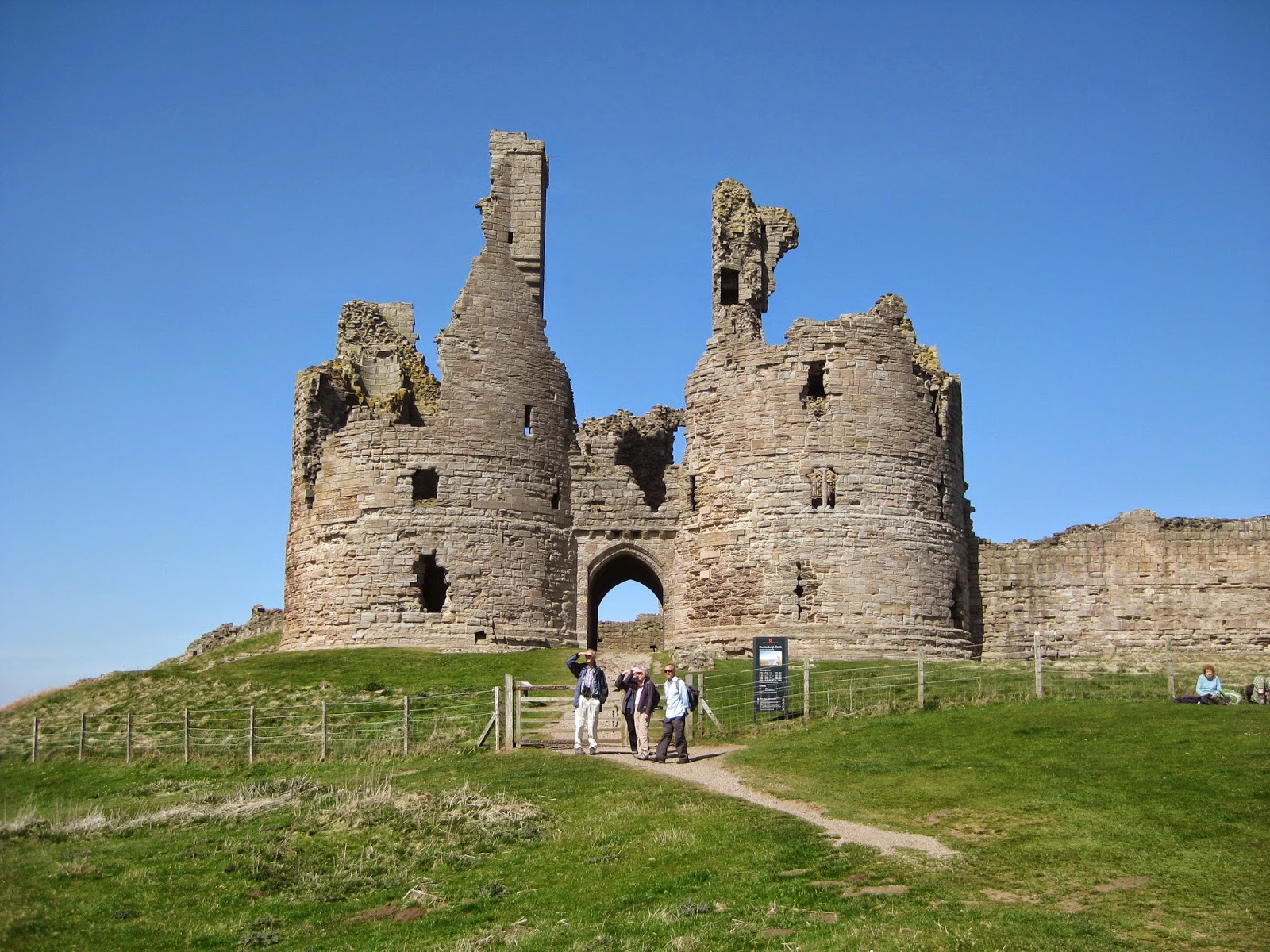 The Narrow Corner: The Ruins of Dunstanburgh Castle