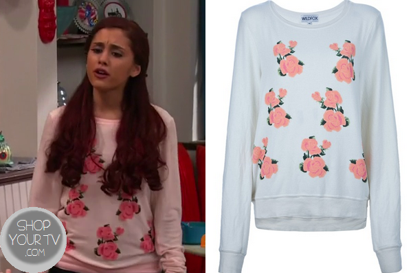 Sam & Cat: Season 1 Episode 8 Cat's Rose Print Sweater | Shop Your TV
