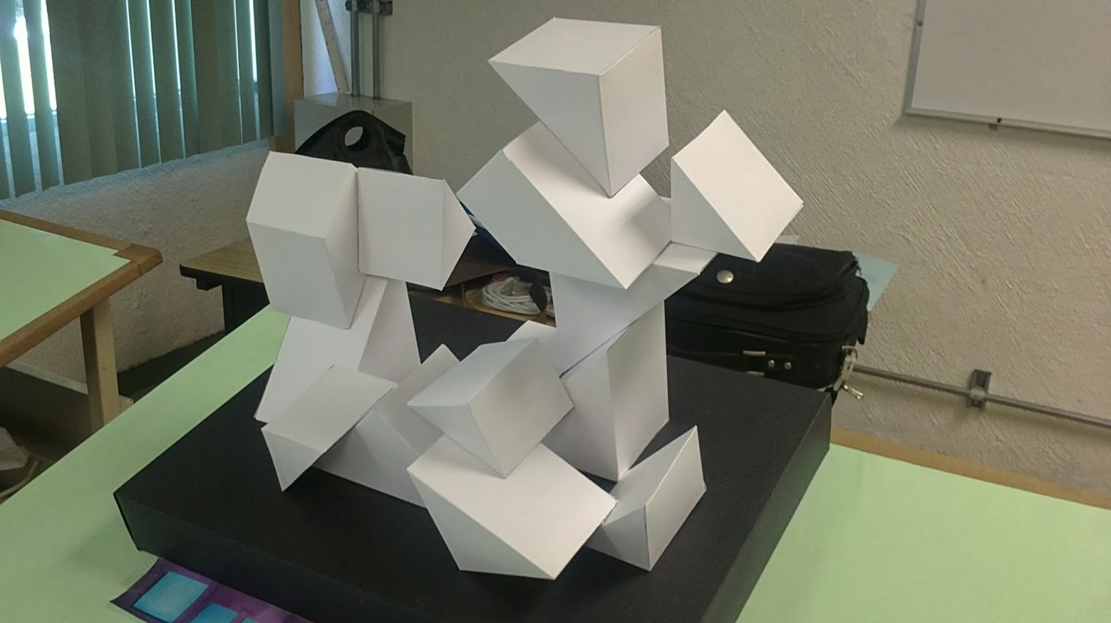 PROYECTOS ARQUITECTONICOS I: TRANSFORMACION DEL CUBO DE FORMA PLASTICA