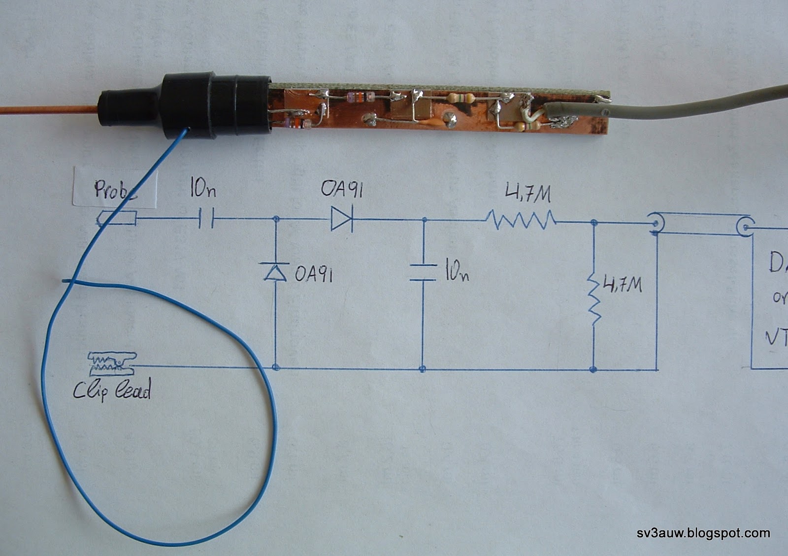 sv3auw: RF voltage Probe by VK3XU