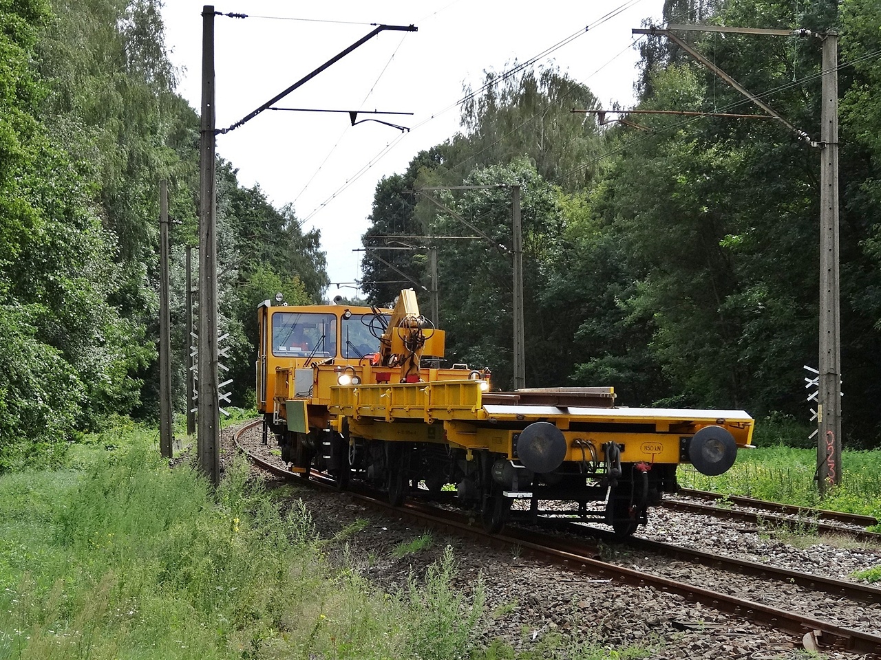 Wózek motorowy WM-15Ak nr 467 na łącznicy nr 506 | Torowy