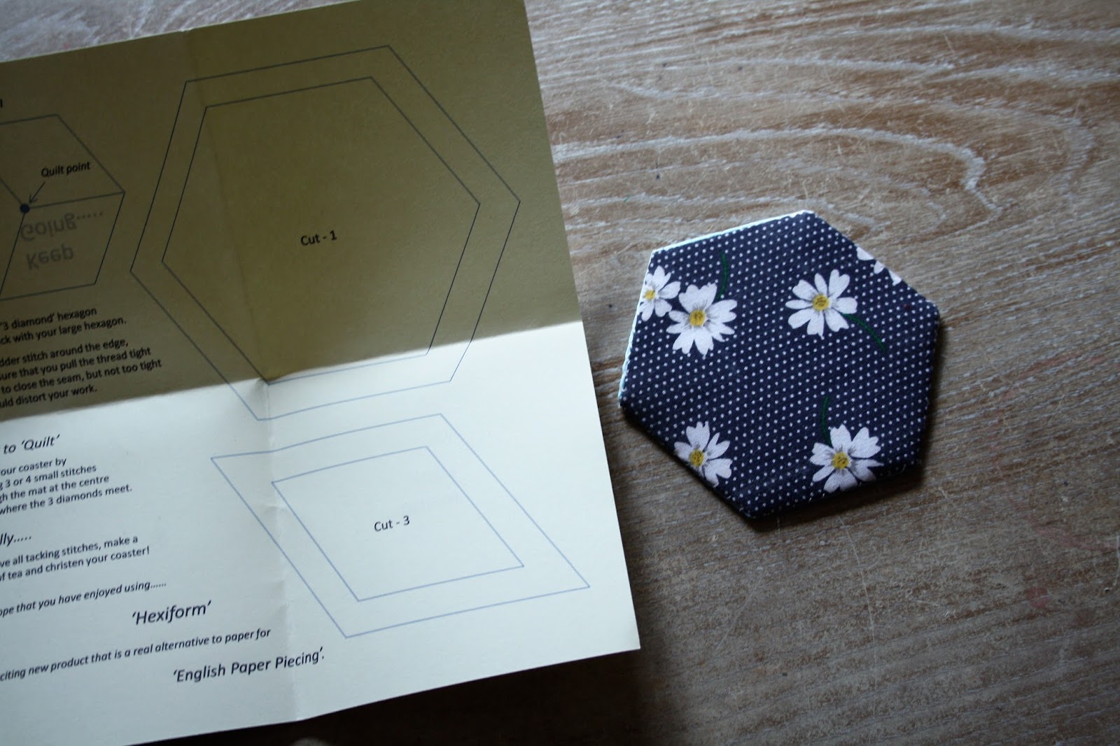 KnitWitsOwls: Ashmead Designs Paperless English Paper Piecing