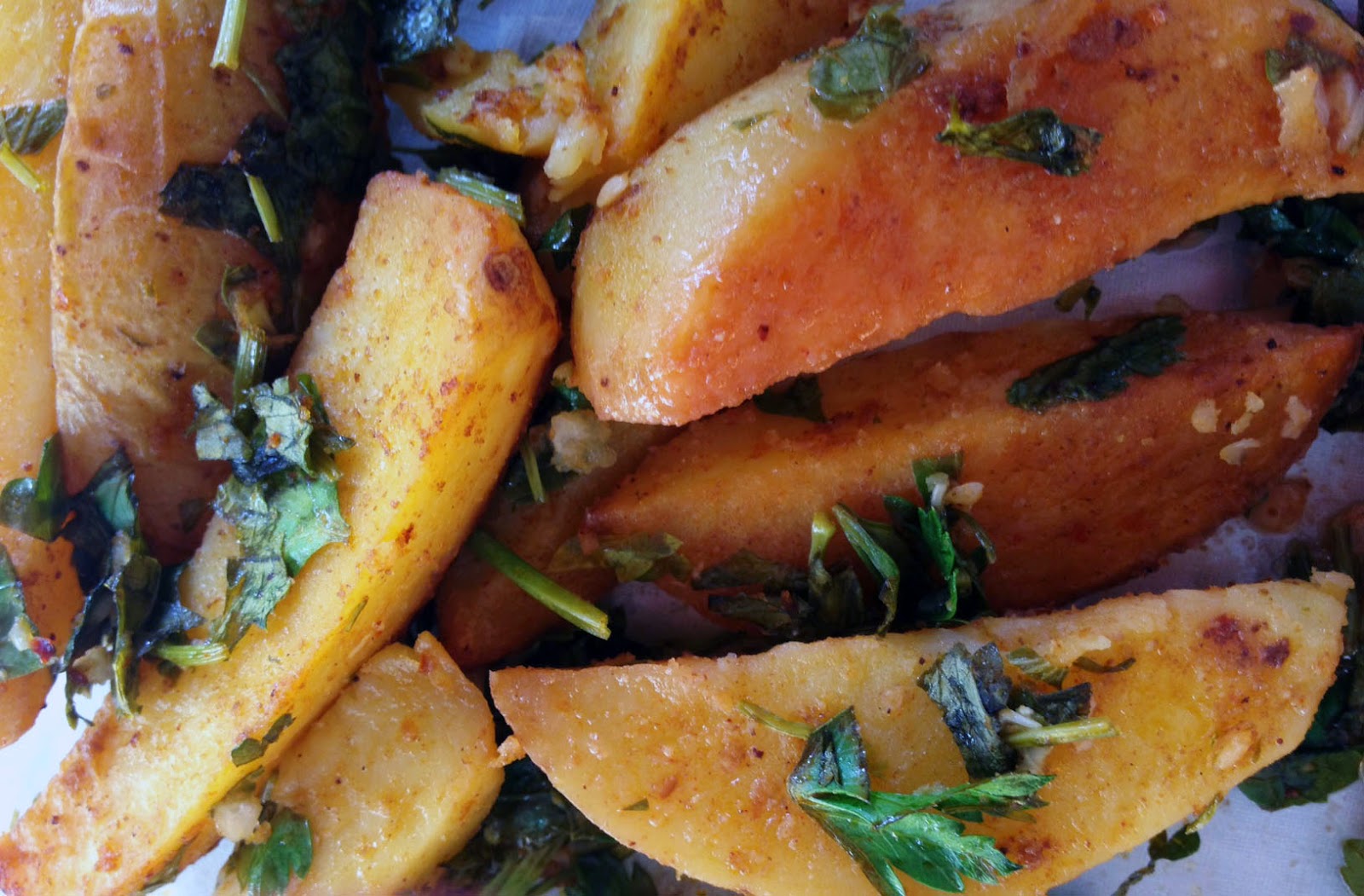 North African Oven Fries Recipe | mostly foodstuffs