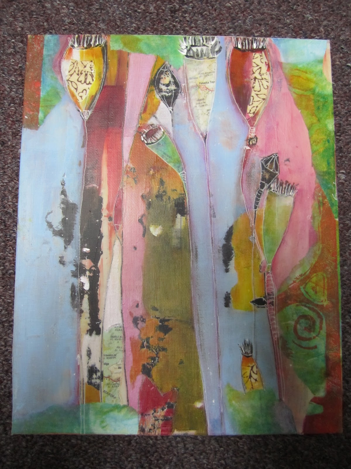 Anne's Art Journal: Friday Night, Chris Cozen Class
