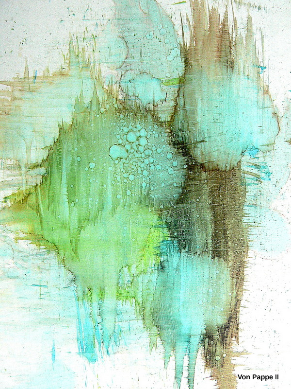 Von Pappe II: Experimenting with Yupo and Alcohol Inks