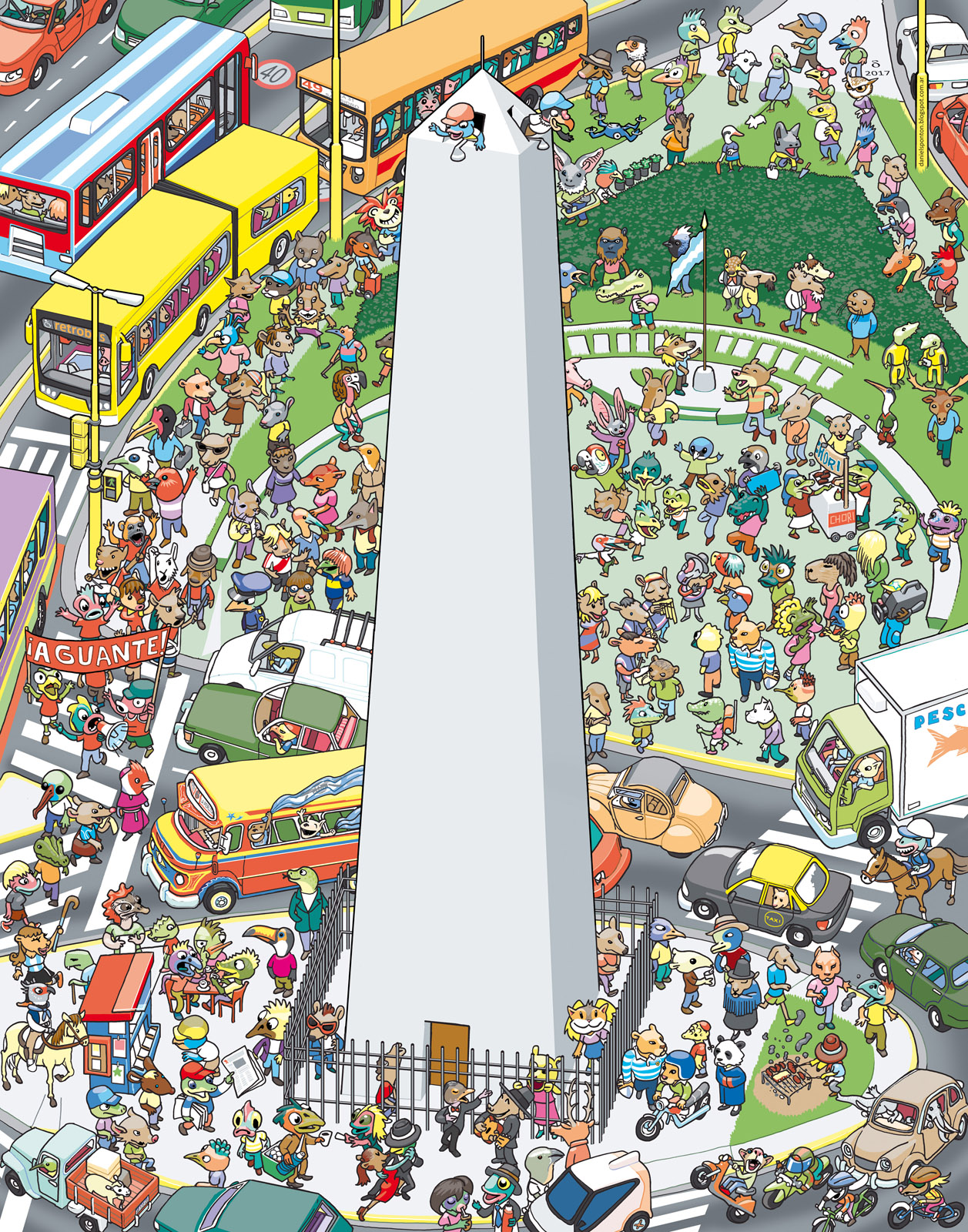 daniel sponton: Obelisk of Buenos Aires