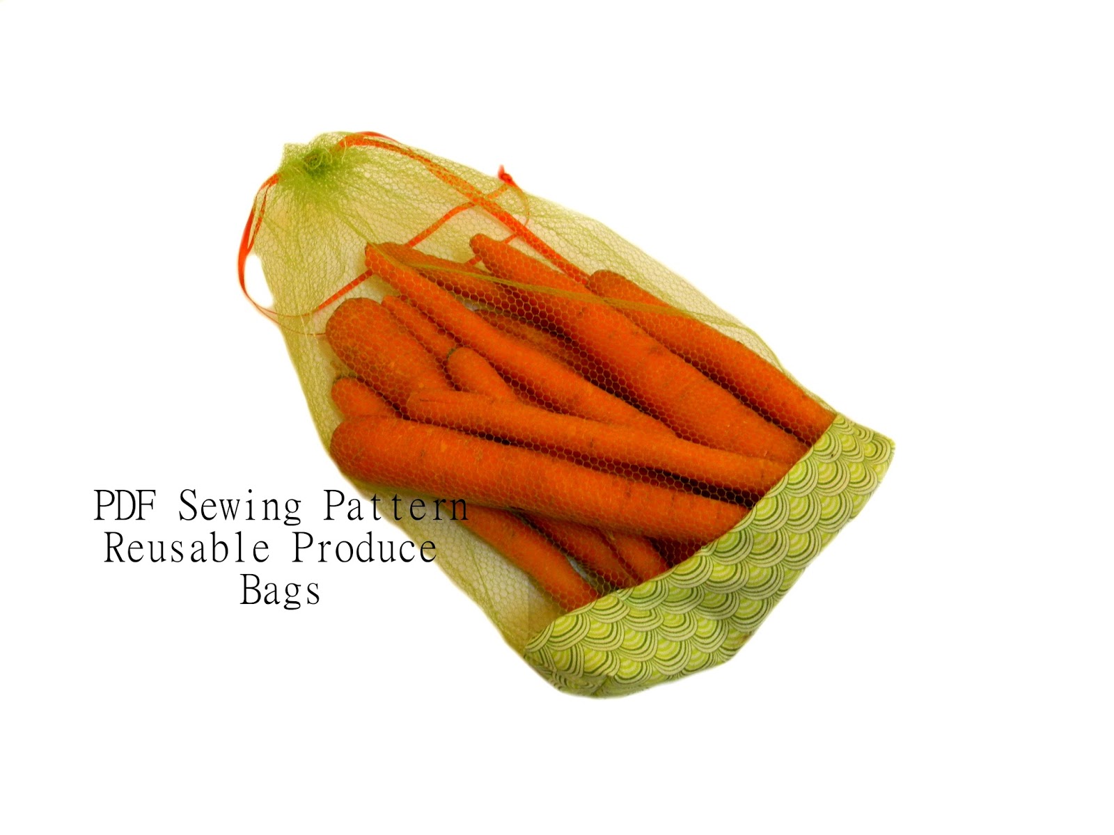 IndiPatterns: PDF Sewing Pattern Reusable Produce Bags