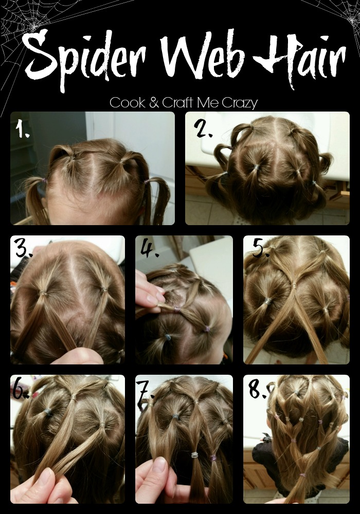 Cook and Craft Me Crazy: Spider Web Hair!