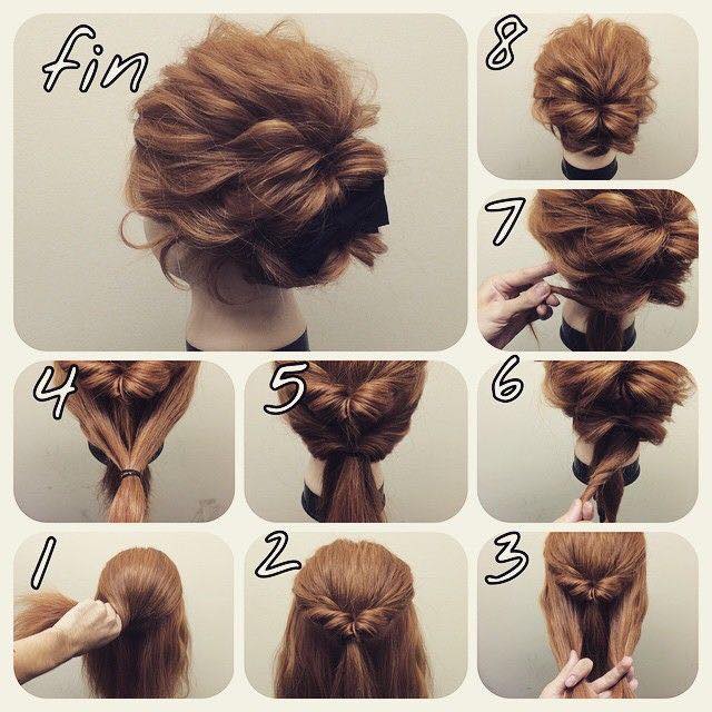 tutorial mengikat rambut pendek