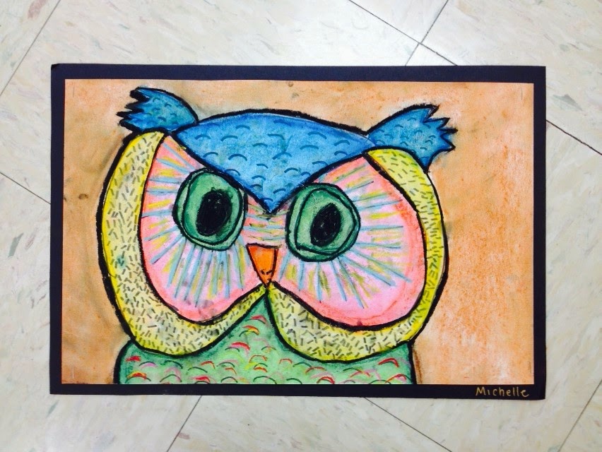 WHAT'S HAPPENING IN THE ART ROOM??: 4th Grade Owls