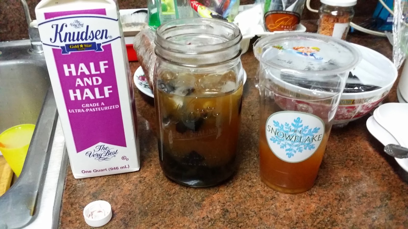 HOW TO MAKE POTTED GREEN TEA MILK TEA WITH SEA CREAM