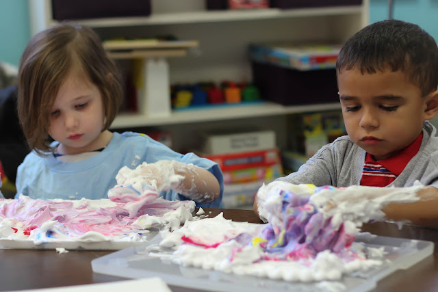Teach Them To Fly: Shaving Cream Fun!