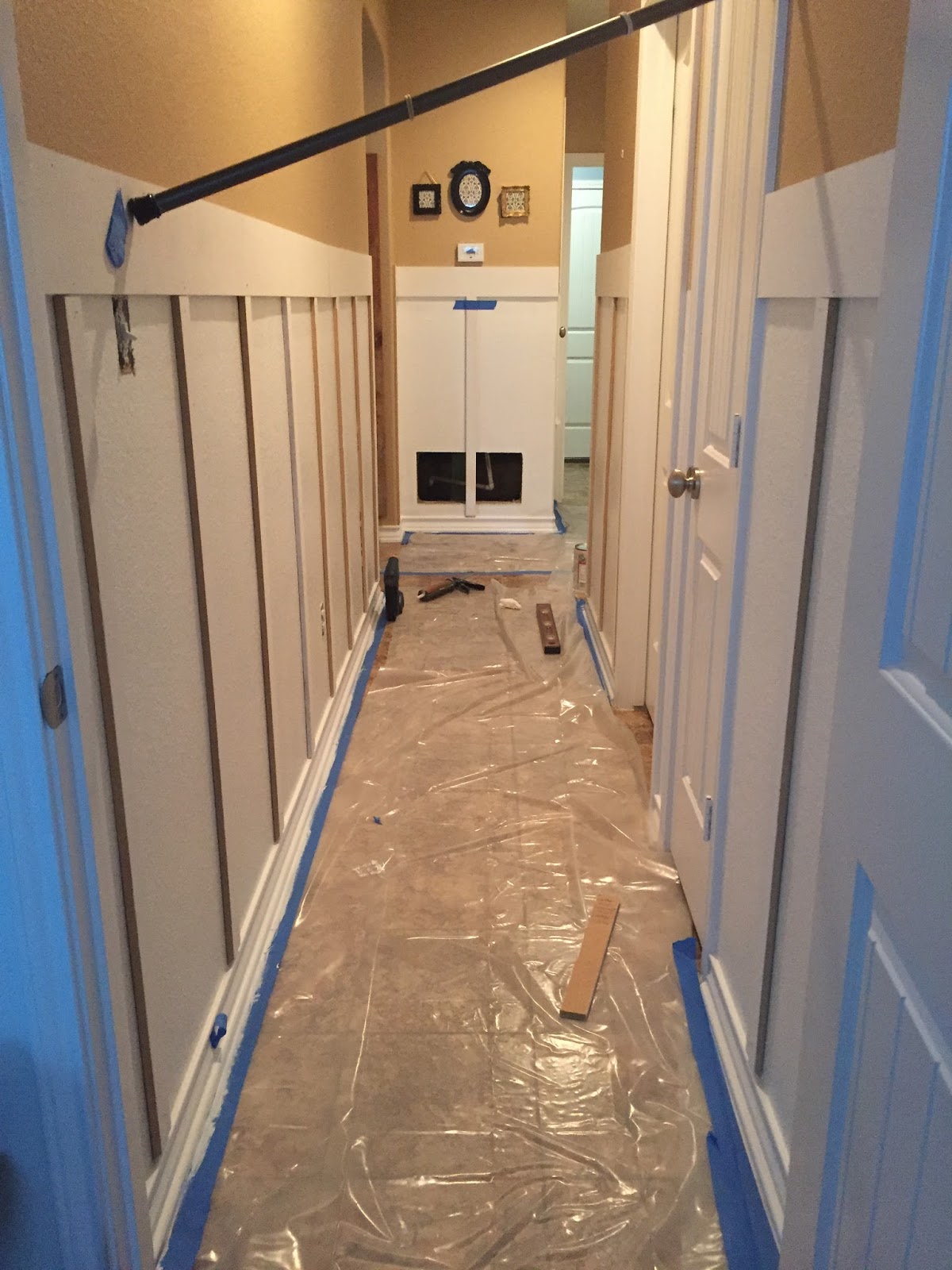 Courage to change the things .....: Hallway Makeover Progress