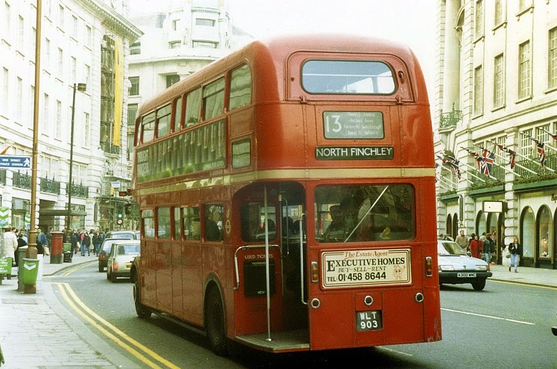 Pictures of Iconic Routemaster Buses on the Streets of London in the ...