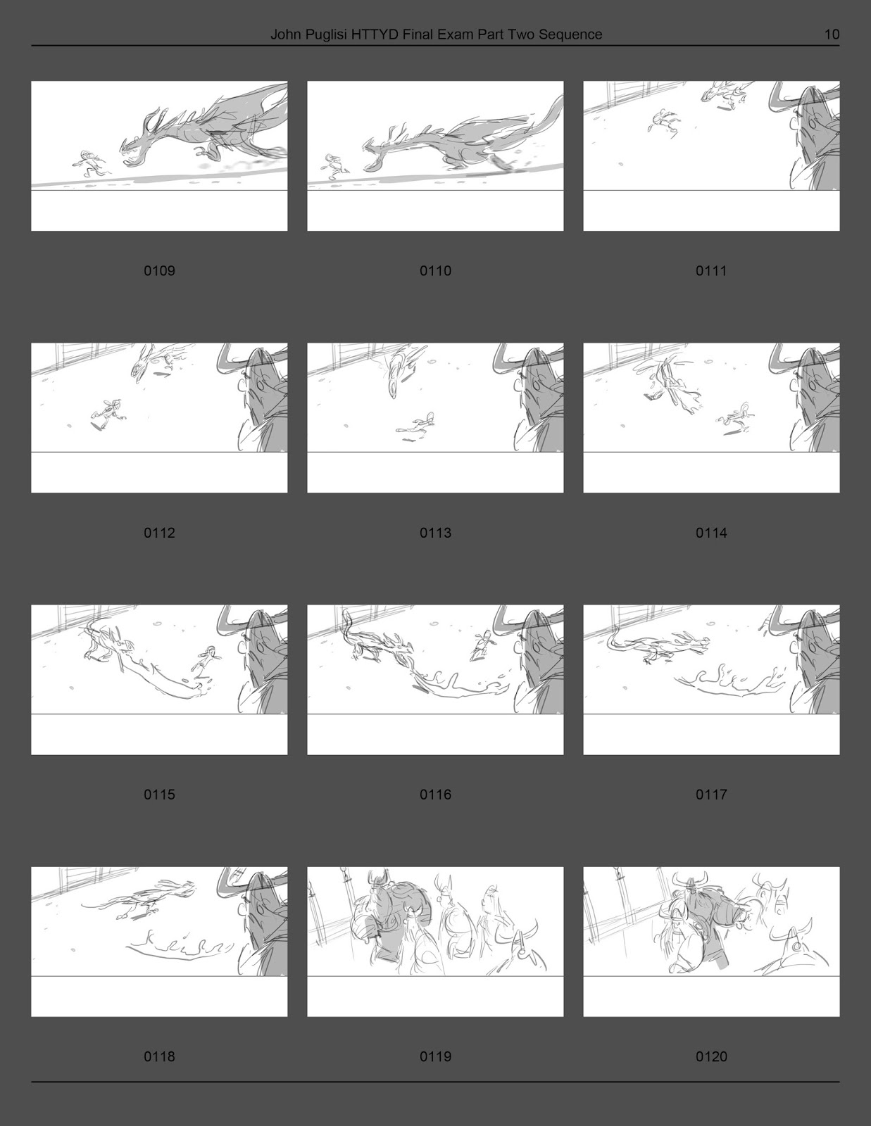 John Puglisi Storyboards: HTTYD - Final Exam 2