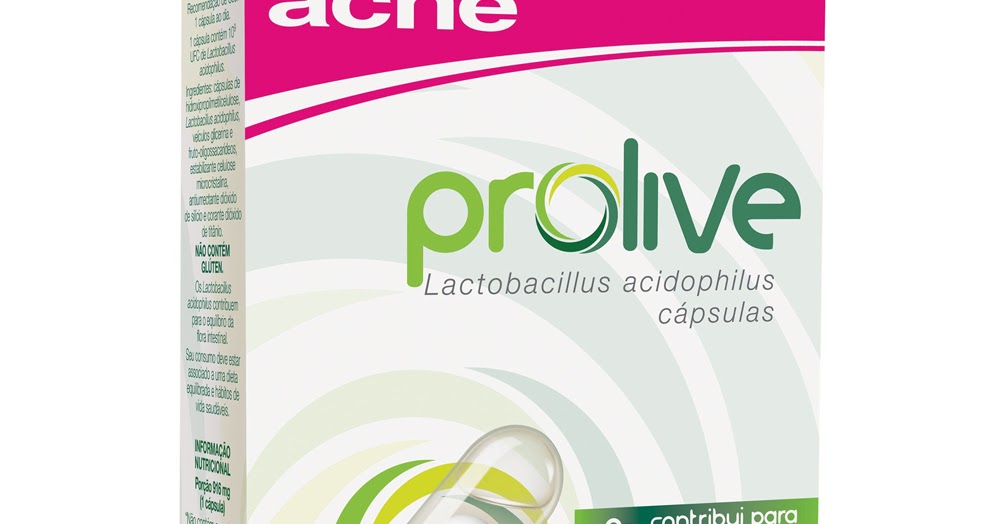 Prolive do Laboratório Ache - Lactobacillus « Intestino Irritável