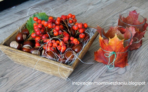 inspiracje w moim mieszkaniu: Moje jesienne dekoracje. DIY jesienne