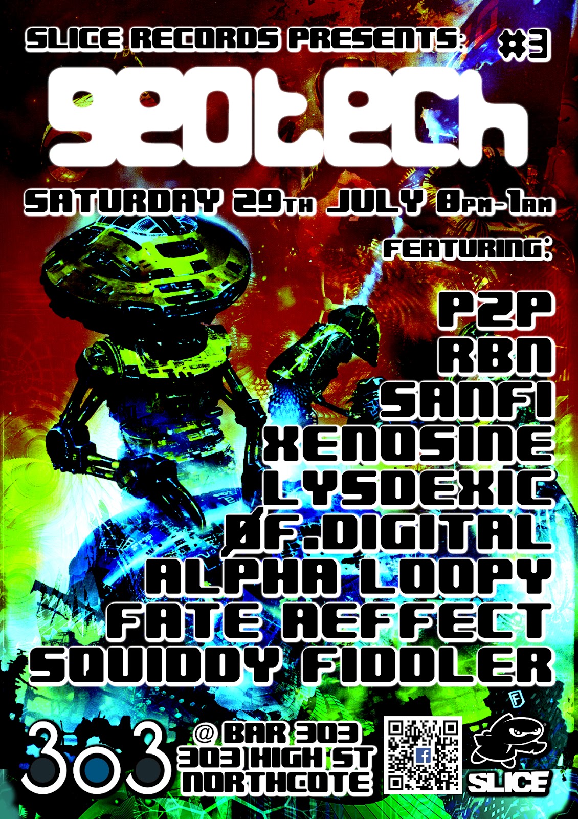 SLICE RECORDS: New 'Geotech' Compilation Release & Geotech #3 gig