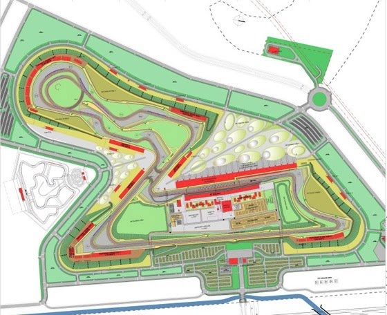 Buddh International Circuit - Indian F1 GP track Unveiled