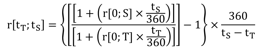 TASA FORWARD: TASA DE INTERES FORWARD IMPLICITA