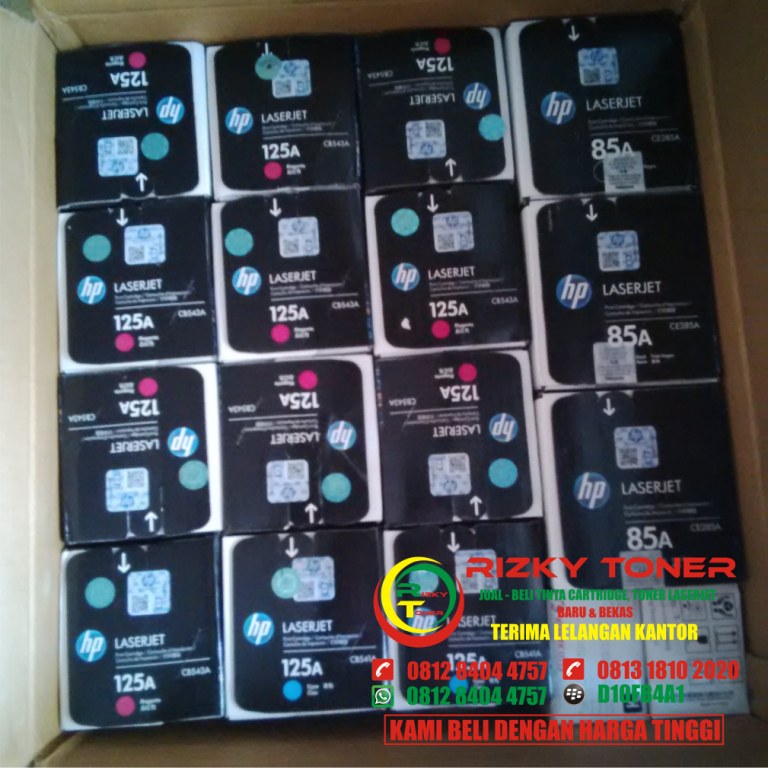 Jual beli cartridge dan toner laserjet bekas bandung