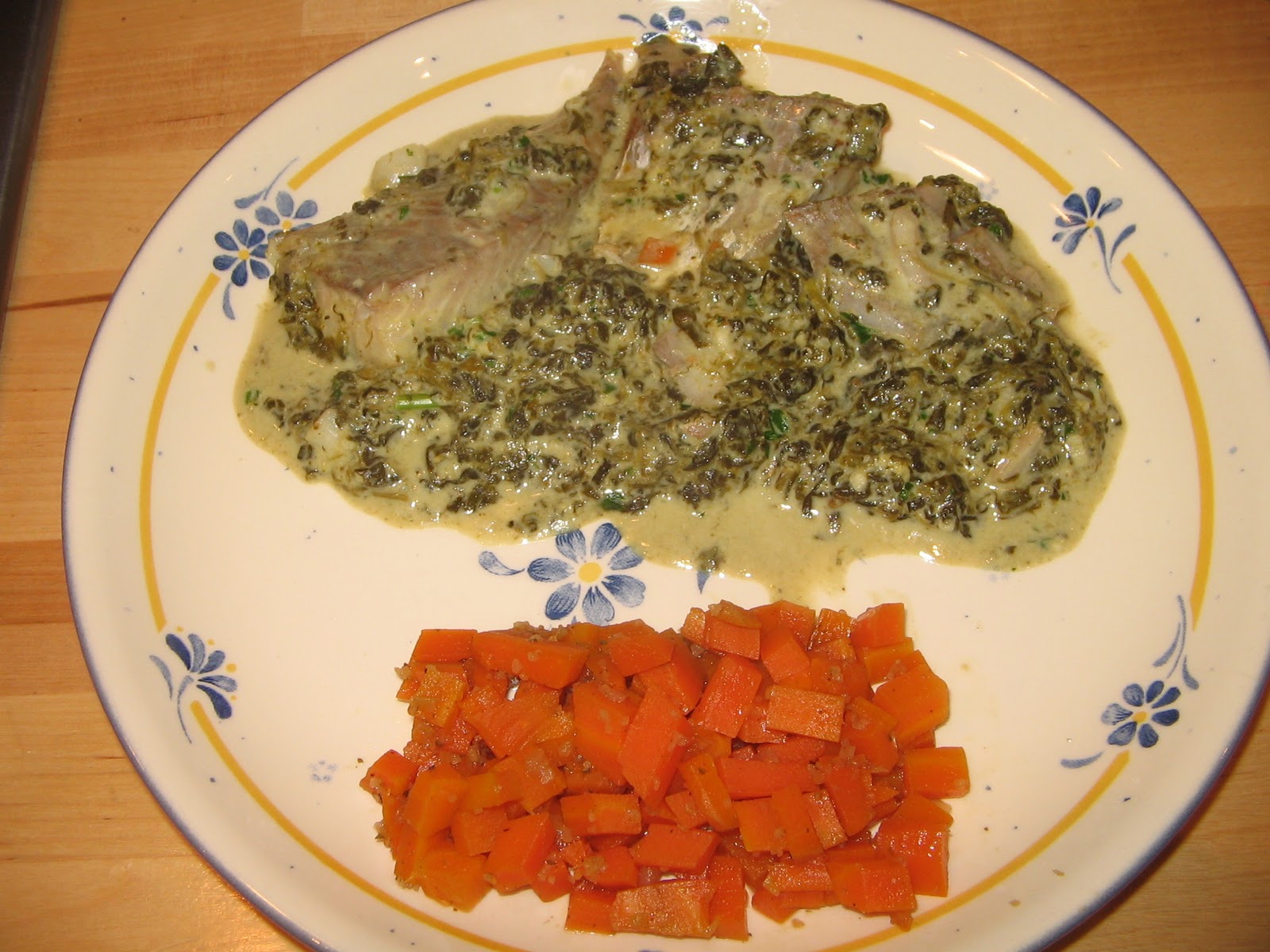 La tambouille de la Petite Mu: Filets de lieu noir et épinards à la ...