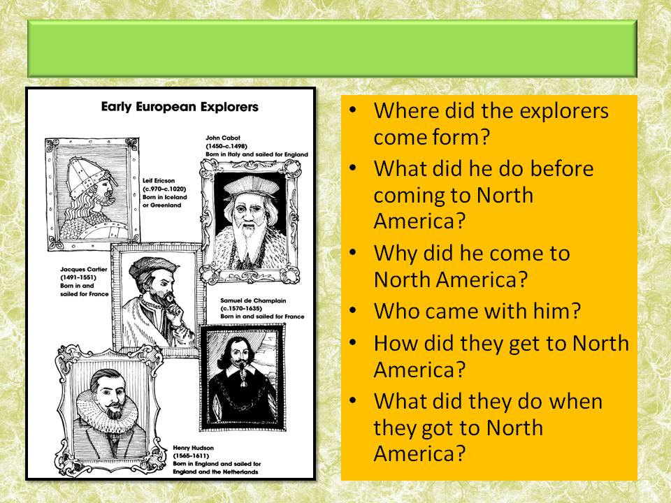 Ms Rashid: Social Studies - European Explorers