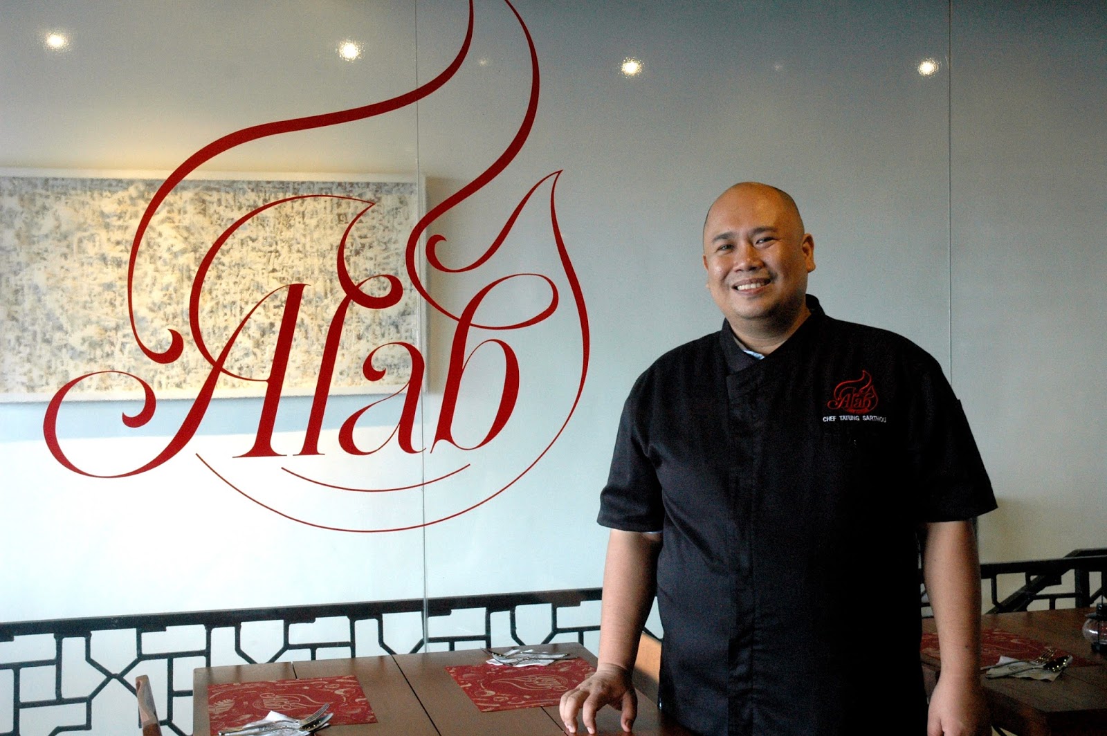 DUDE FOR FOOD: Alab: Chef Tatung Sarthou's Flaming Passion for Filipino ...