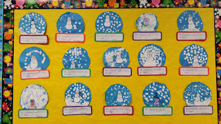 Colors and Kindergarten: Snowmen at Night